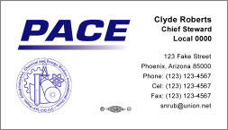 Ordering Union-Printed Business Cards - PACE Layouts